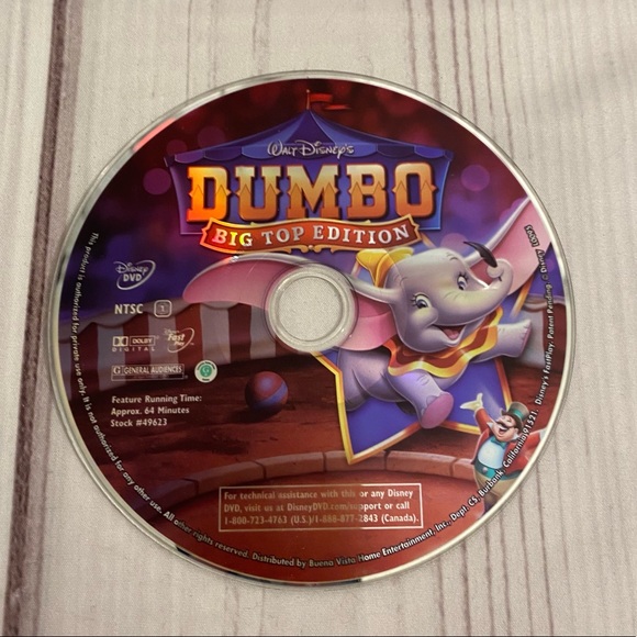 Media | Disney Dumbo Big Top Edition Dvd | Poshmark